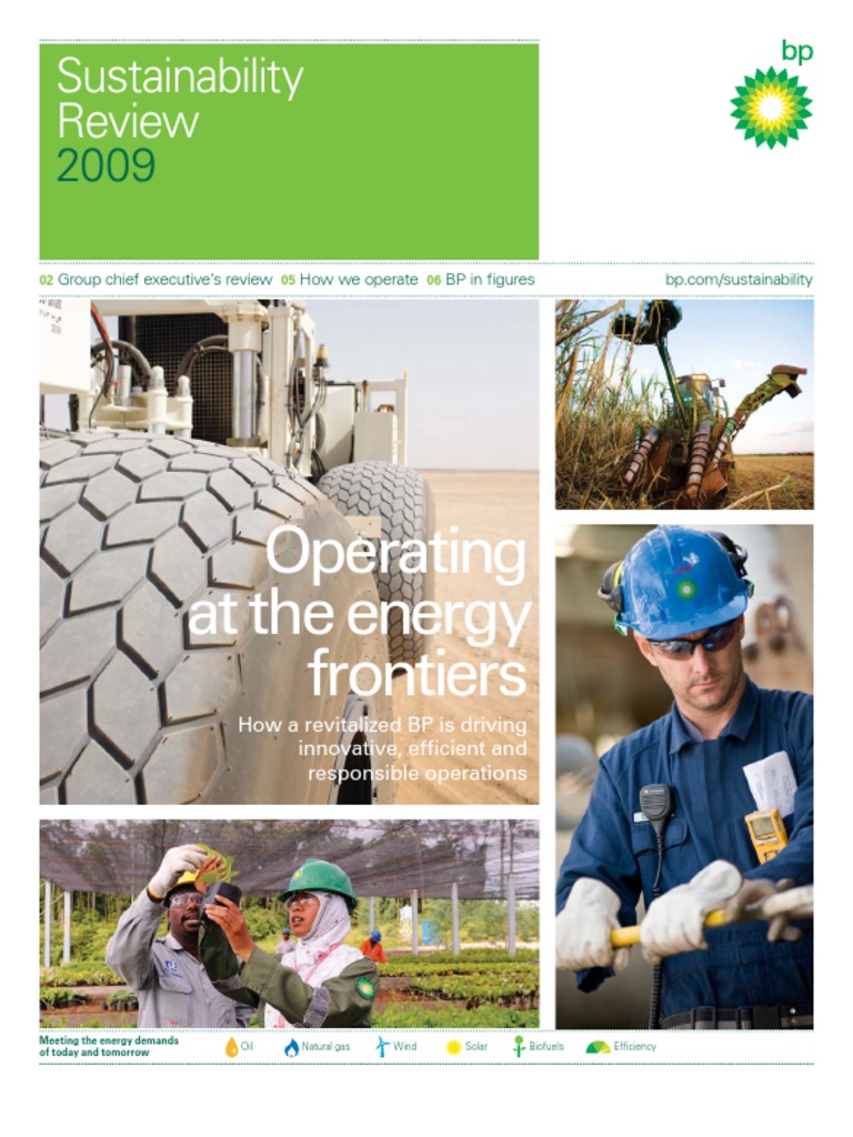 BP Sustainability Review 2009 | PDF