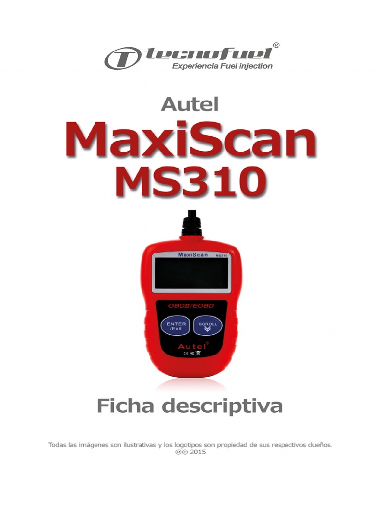 Ficha Tecnica Maxi Scan Ms310 Tecnofuel | PDF