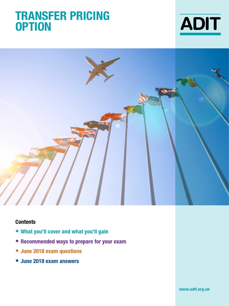 ADIT Transfer Pricing Module Brochure | PDF | Taxes | Economies