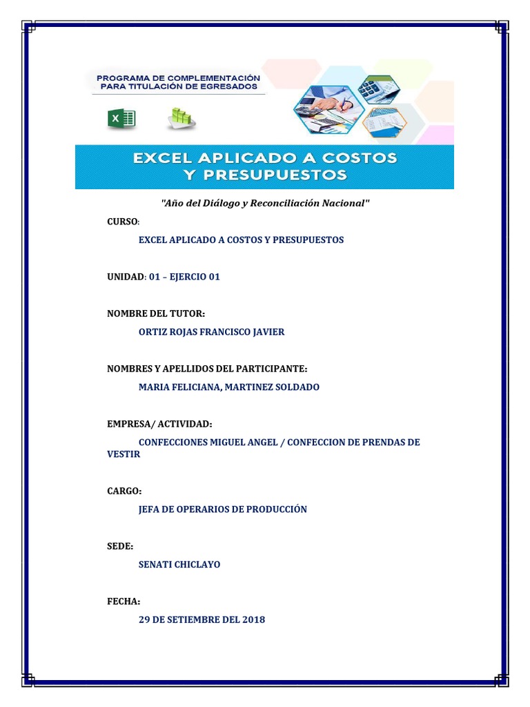 Caratula Excel | PDF