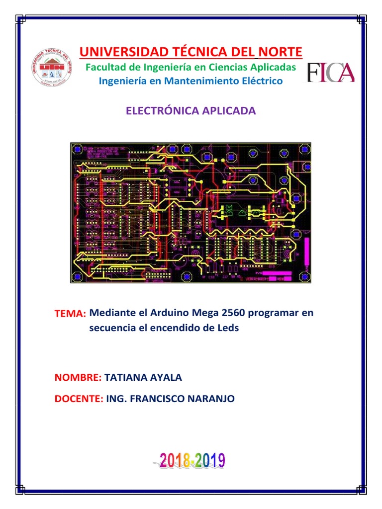 Informe 2 | PDF | Diodo emisor de luz | Arduino