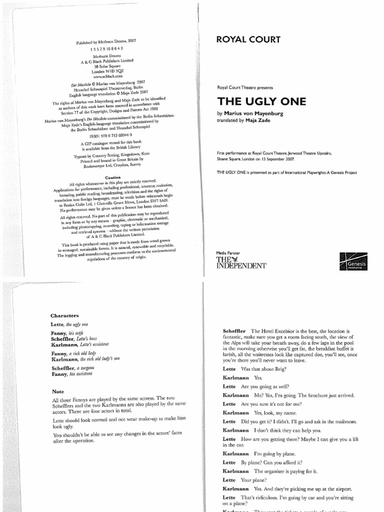 The Ugly One | PDF