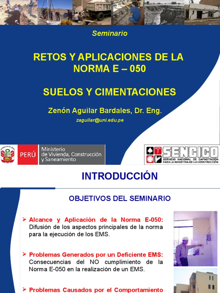 Norma e 050 | PDF | Fundación (Ingeniería) | Ciencias de la Tierra