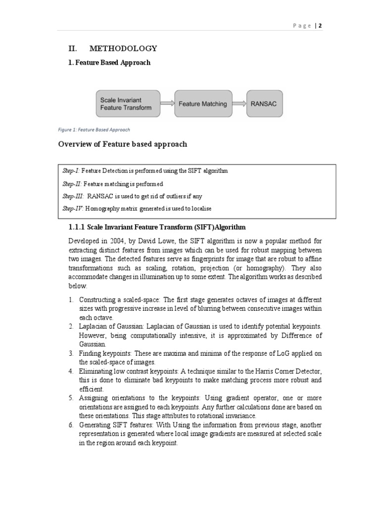 Object Detection Using Sift And Homography Pdf