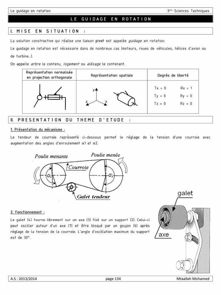 Guidage en Rotation PDF | PDF