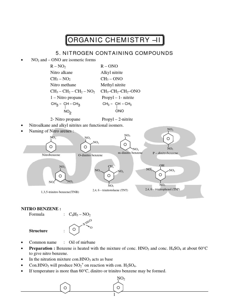 EAMCET QR Chemistry SR Chem 17.organic Chemistry Nitrogen Containing ...