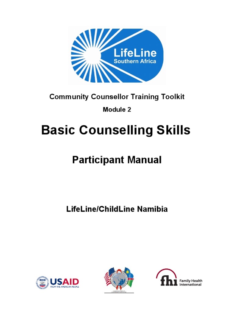 Counseling Toolkit Module 2 Participant HV | PDF | Nonverbal ...