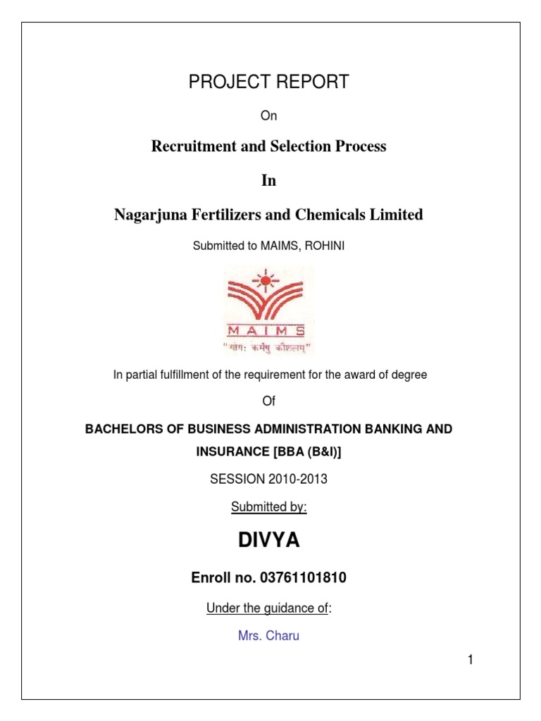 NFCL | PDF | Recruitment | Human Resources