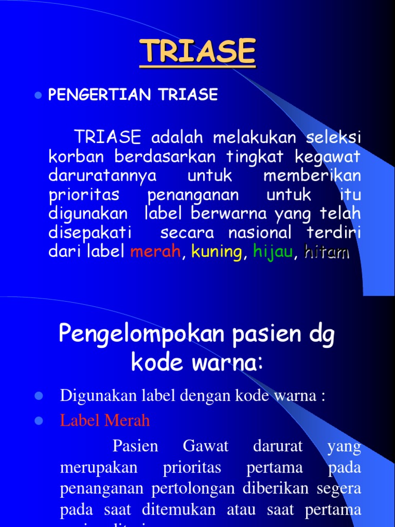 Triase New | PDF