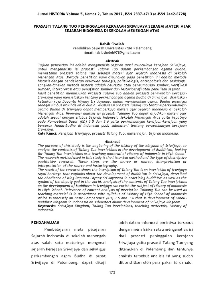 Talang Tuo | PDF | Agama & Spiritualitas