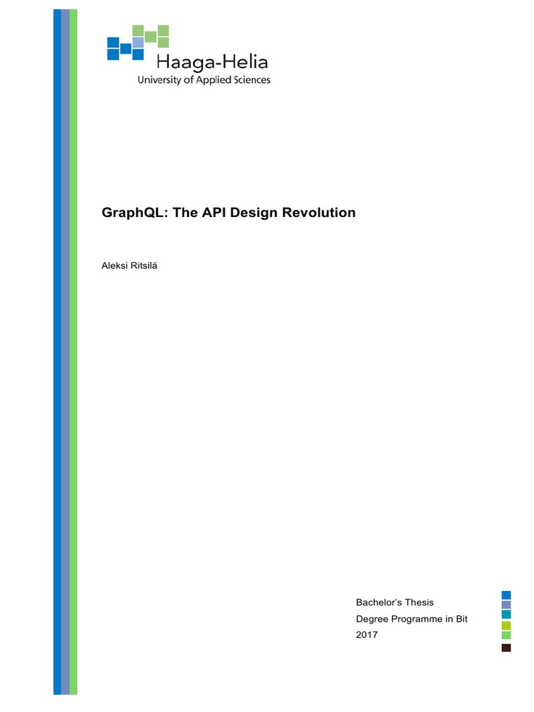 GraphQL - The API Design Revolution | PDF | Representational State ...