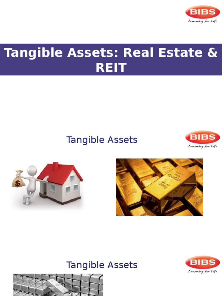 Tangible Assets: Real Estate & Reit | PDF | Private Equity | Investing