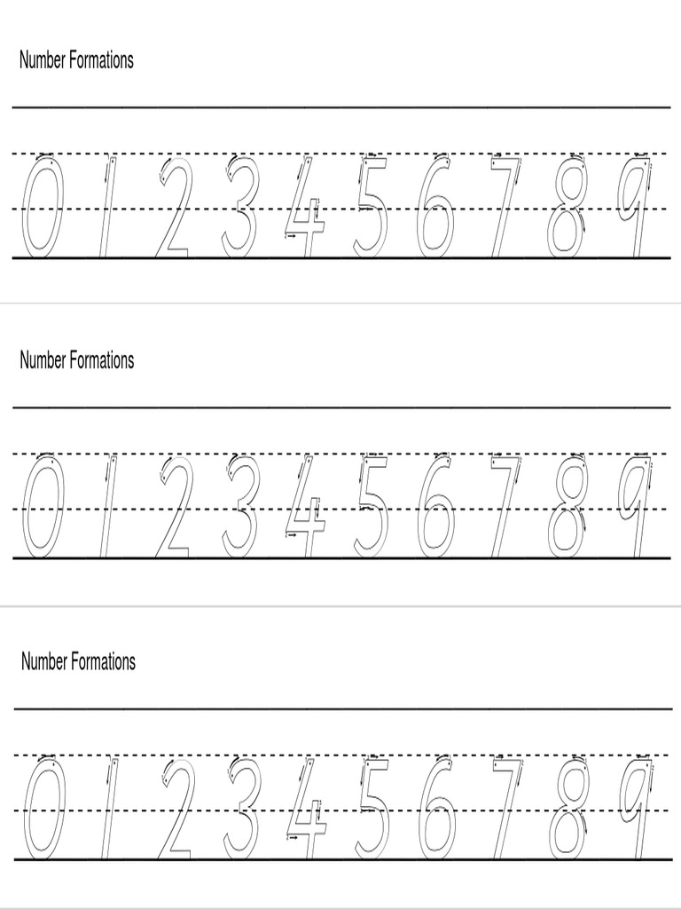 Number Formations | PDF