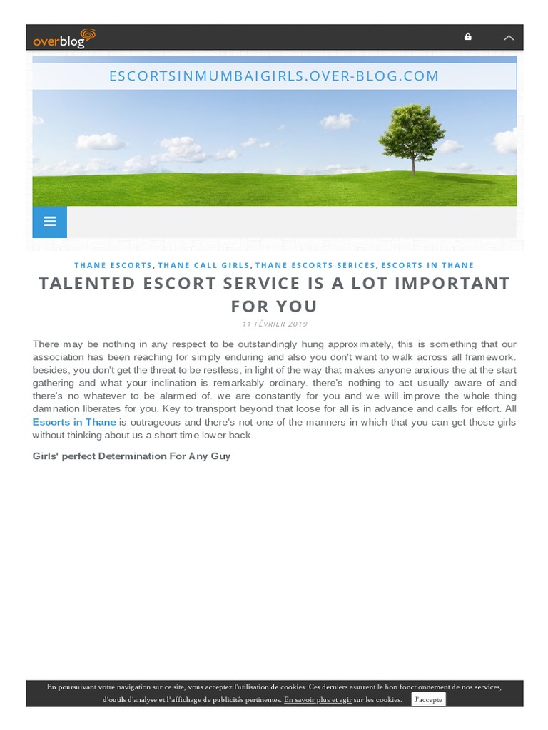 Talented Escort Service Is A Lot Important For You: Escorts in Thane | PDF