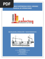 Guindolas para trabajos en altura | PDF | Relé | Tornillo