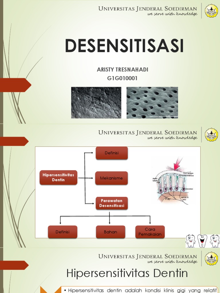 Terapi Desensitisasi Dentin Hipersensitif | PDF