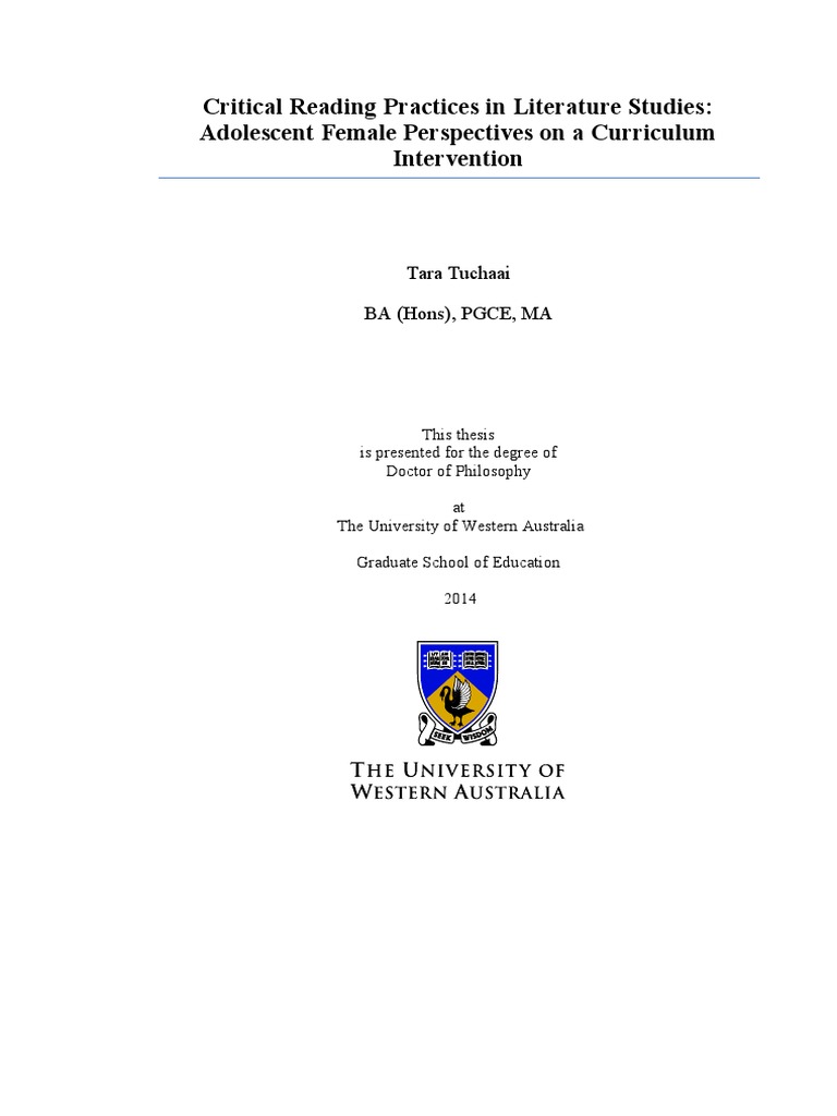 Example Position Paper | PDF | Critical Thinking | Pedagogy