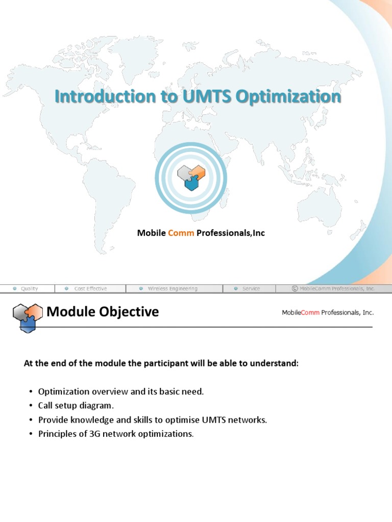 01 Introduction To UMTS Optimization | PDF | Digital Technology ...