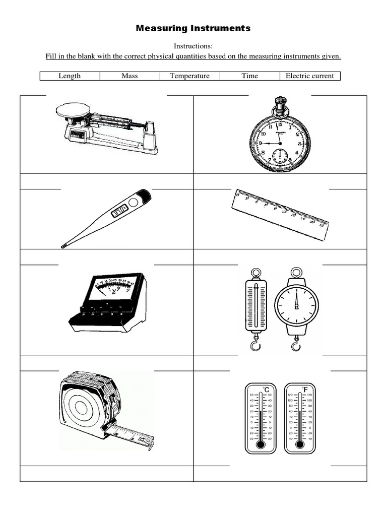 Measuring Instruments | PDF