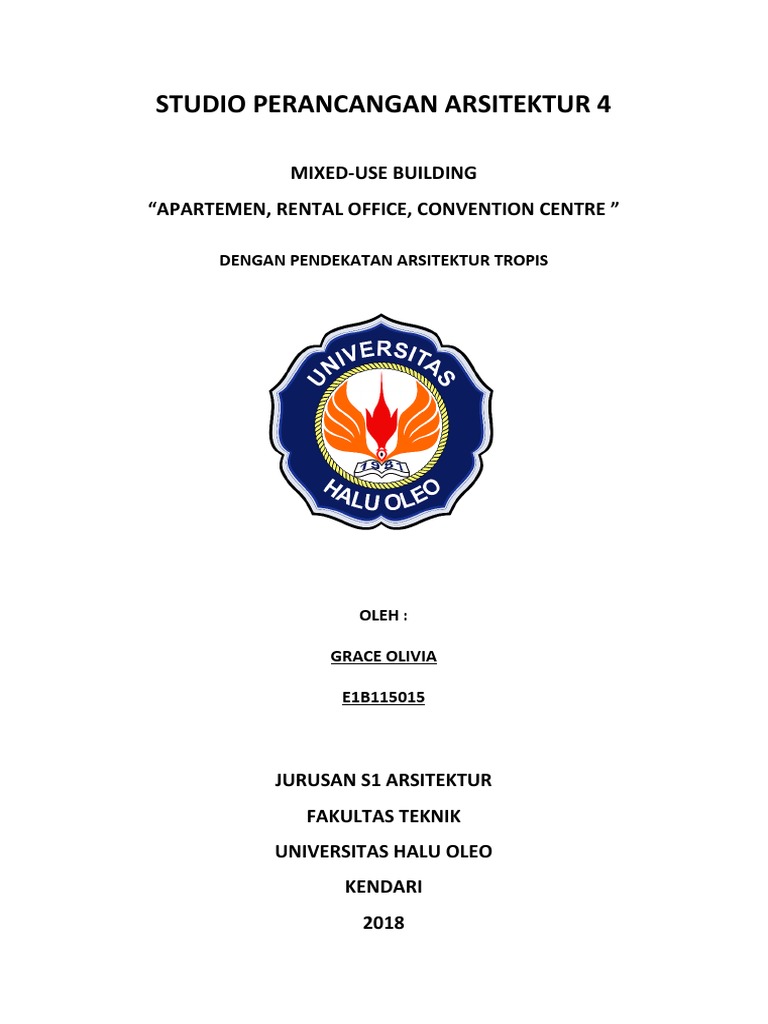 Studio Perancangan Arsitektur 4 (Revisi) | PDF