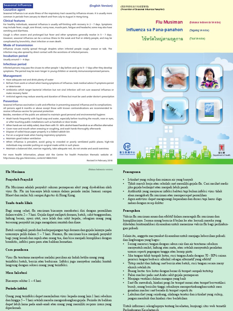 Flu Tagalog | Download Free PDF | Infection | Influenza