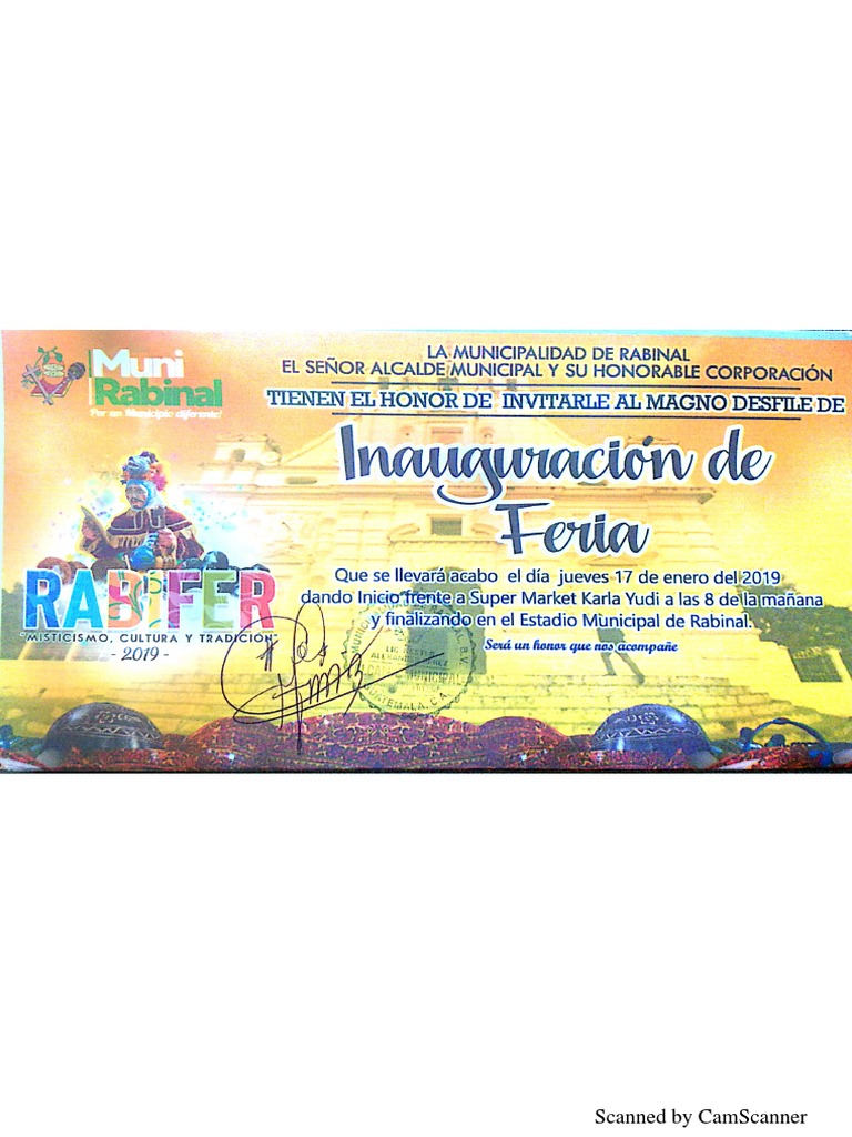 Invitacion Feria | PDF