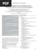 Diastolic Assessment ASE Guidelines | PDF | Diastole | Echocardiography