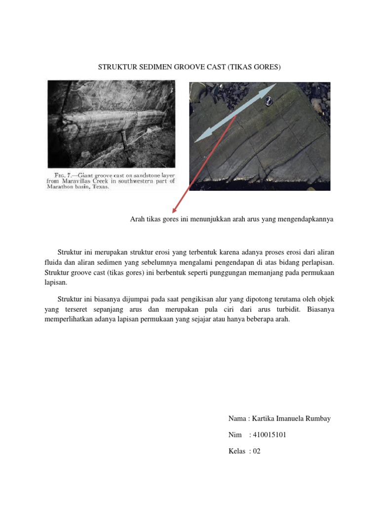 Struktur Sedimen Groove Cast | PDF