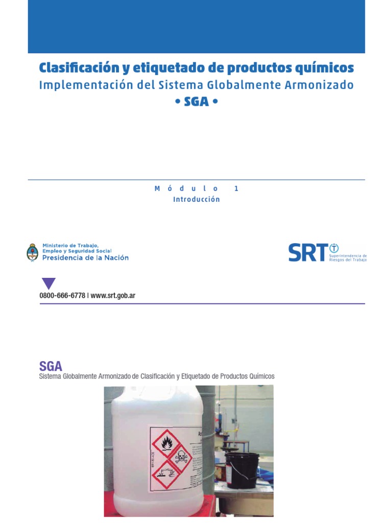 SGA - Clasificación y Etiquetado de Productos Químicos | PDF | Química ...