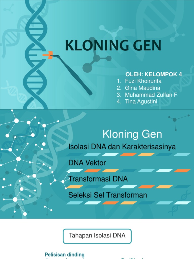Proses dan Metode Kloning Gen | PDF