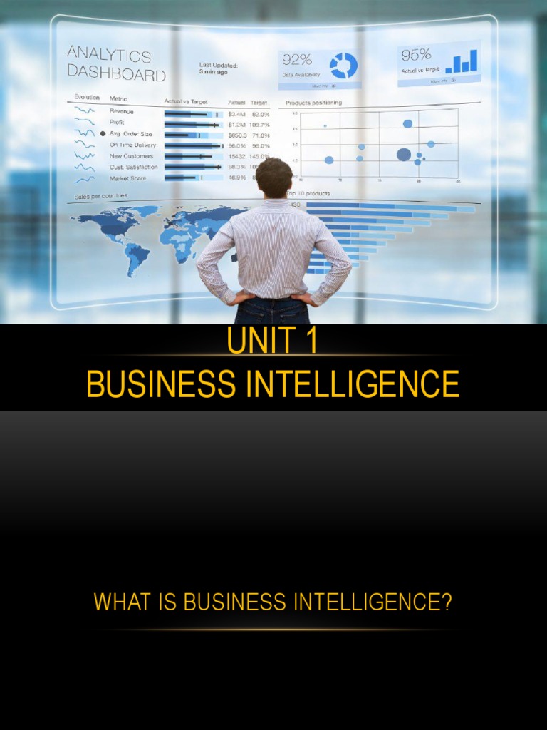 Bi Unit 1 | PDF | Business Intelligence | Decision Making