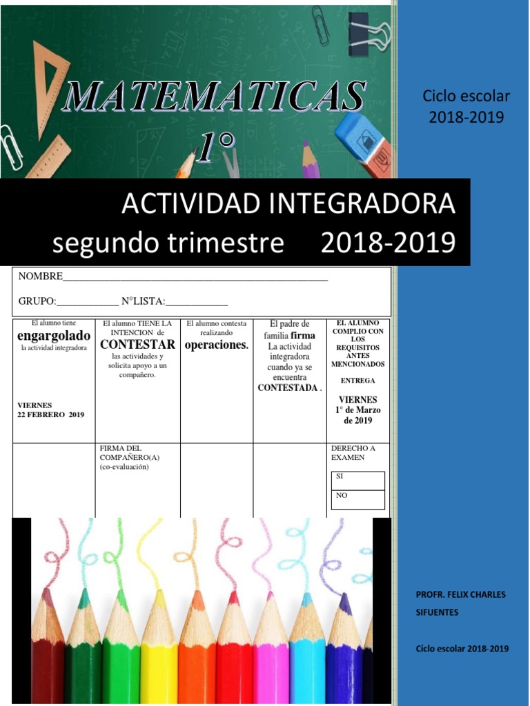 Integradora PRIMERO (2do TRIM) | Descargar gratis PDF | Peso mexicano | Agua