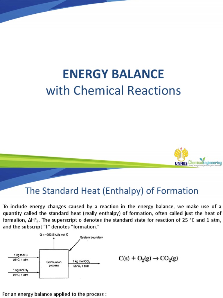 Chemical Reaction Energy Analysis | PDF | Chemical Engineering ...