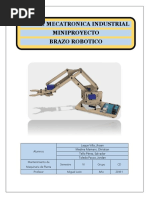 Brazo Robotico Simulacion Arduino | PDF