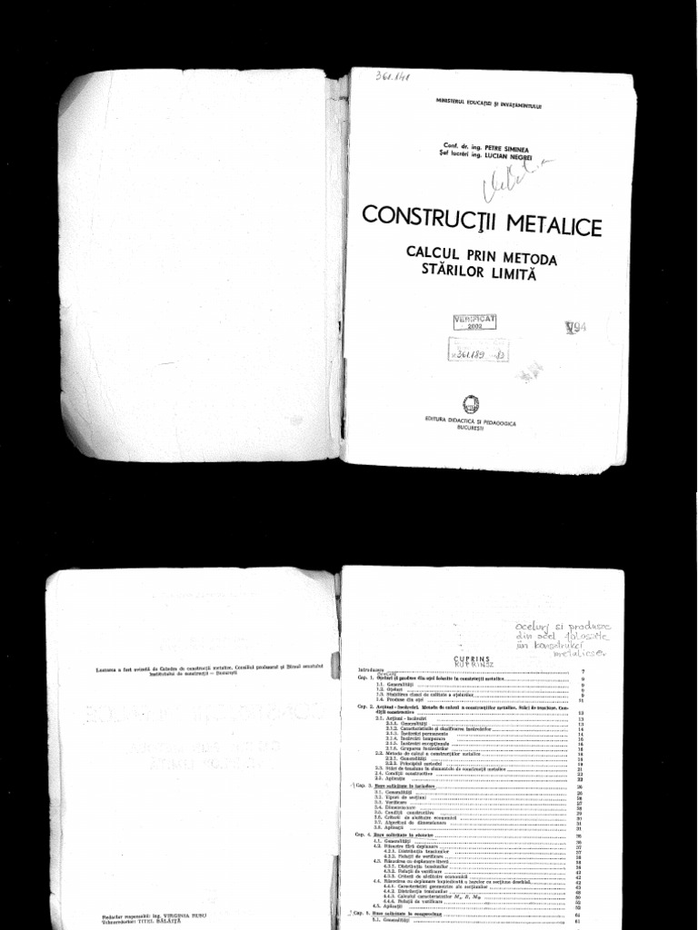 Siminea - Constructii Metalice | PDF