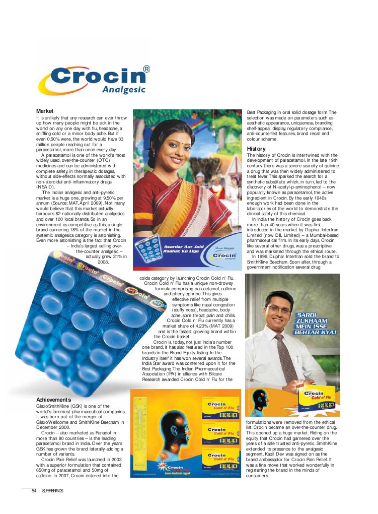 The Rise of Crocin: The Story of India's Largest Selling Over-the ...