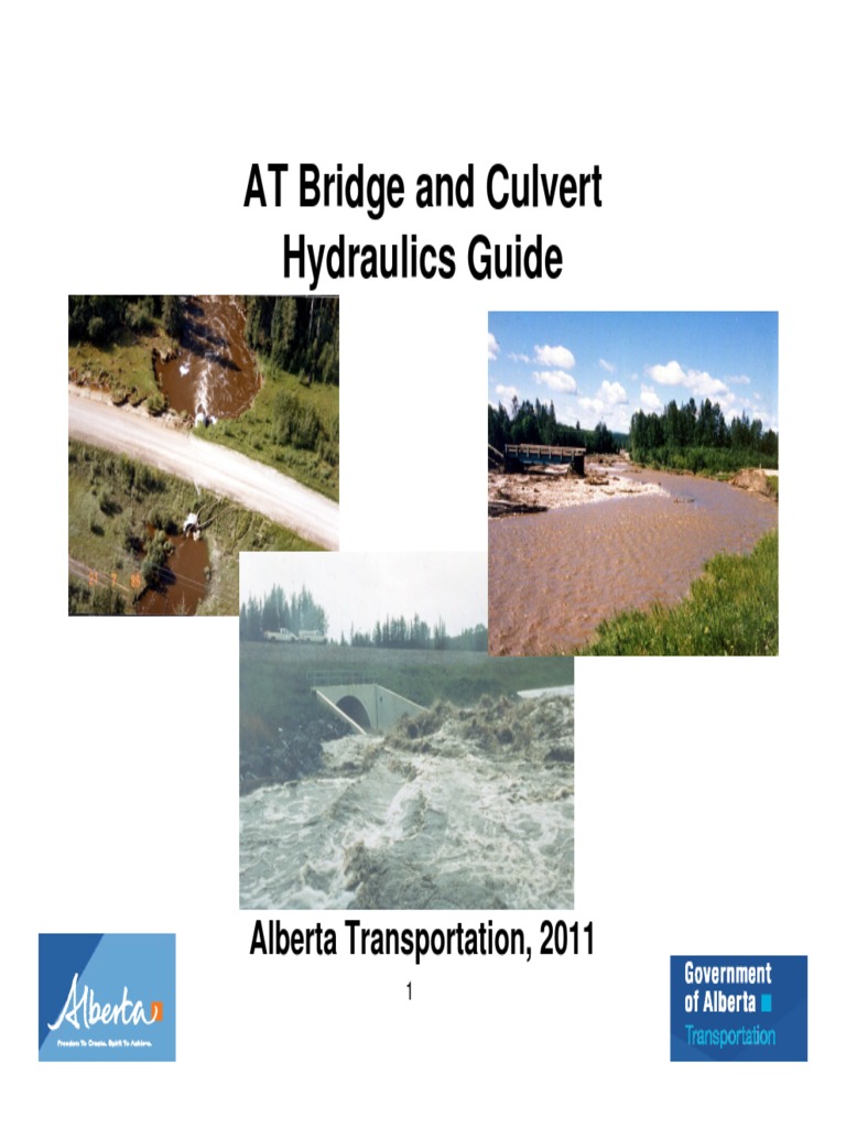 At Bridge And Culvert Hydraulics Guide Pdf Surface Roughness Flood