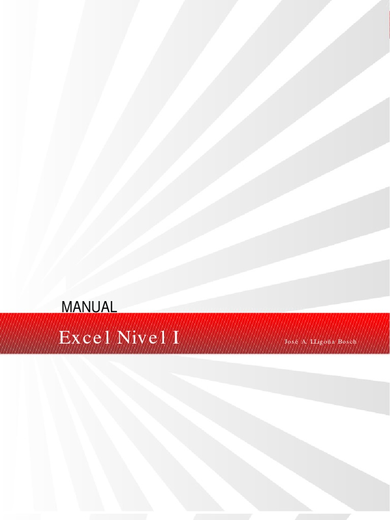 Manual Excel Nivel 1 | PDF | Point and Click | Microsoft Excel