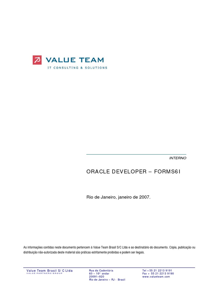 Oracle Developer 6i Forms | PDF | Biblioteca (informática) | Software ...