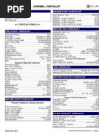Boeing 767-300ER Normal Checklists | PDF | Flap (Aeronautics) | Vehicle ...
