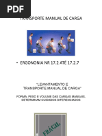 Levantamento e Transporte de Cargas | PDF