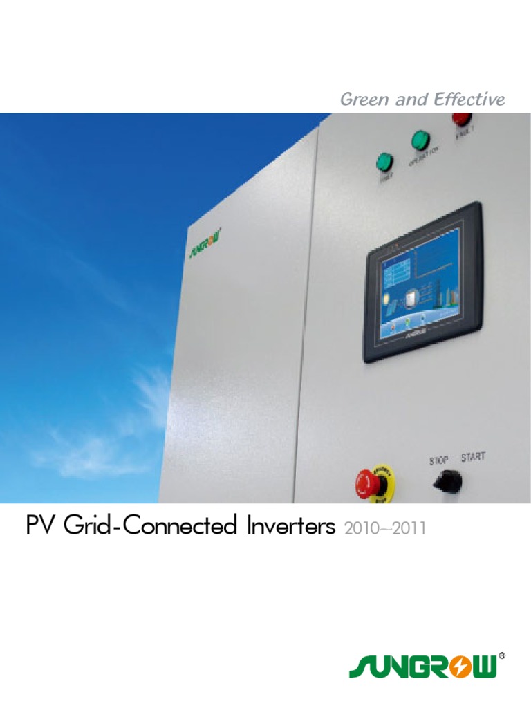 Catalogue PV Grid Connected Inverters 2010 2011 | PDF | Power Inverter ...