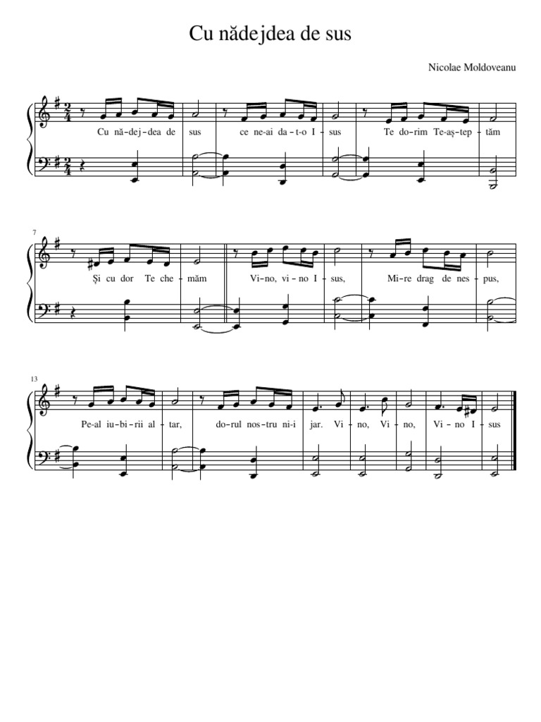 Cu Nadejdea de Sus PDF | PDF