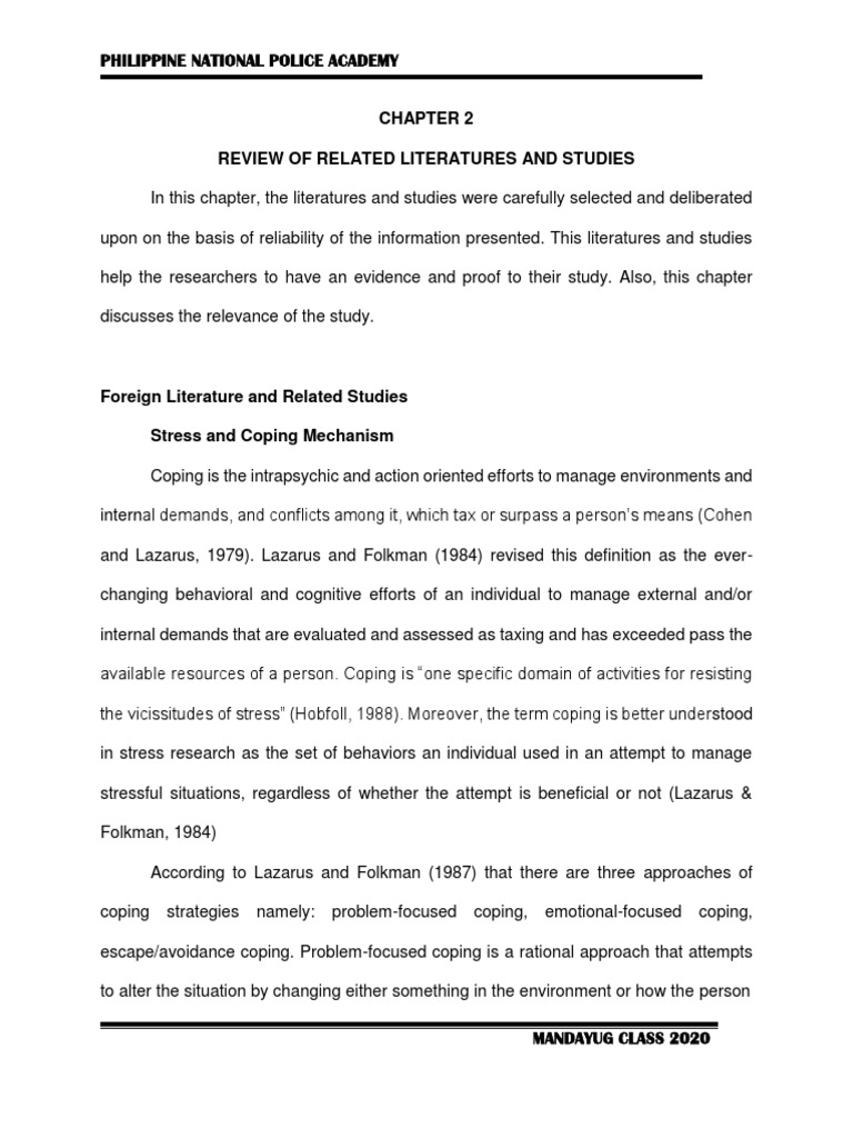 CHap 2 3 4 5 No Page Number | PDF | Coping (Psychology) | Qualitative Research