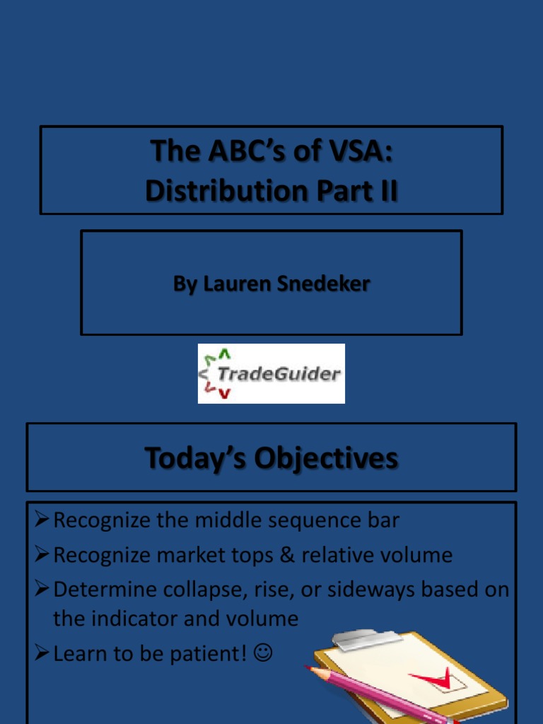 The ABC of VSA Distribution PDF | PDF