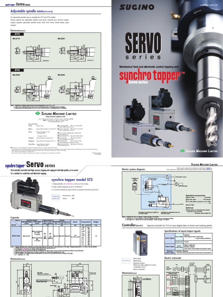 Synchro Tapper SERVO Siries N3312E 201004 | PDF | Electromagnetism ...
