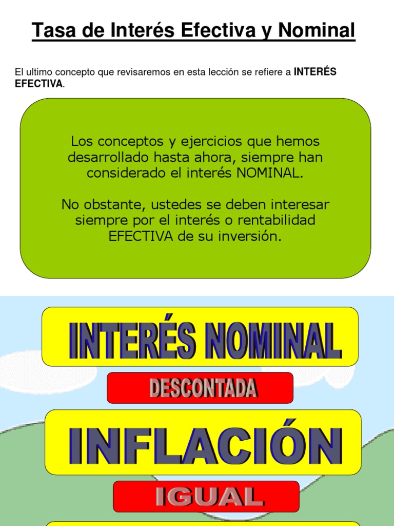 Tasa de Interés Efectiva y Nominal: El ultimo concepto que revisaremos ...