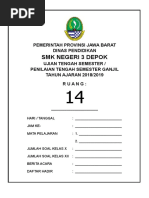 Kop Soal Ujian Semester Ganjil | PDF