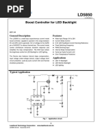 LD 7575 | PDF | Mosfet | Field Effect Transistor
