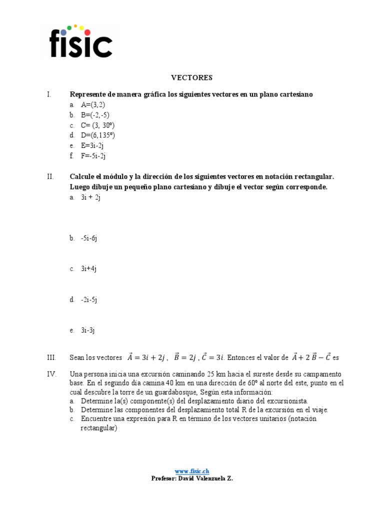 Algebra Vectorial | Descargar gratis PDF | Vector Euclidiano | Espacio